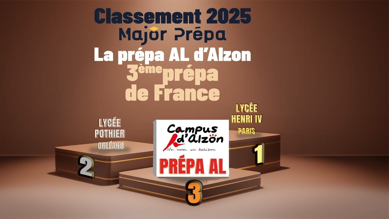 La prépa AL d'Alzon 3° meilleure classe prépa de France - Institut ...